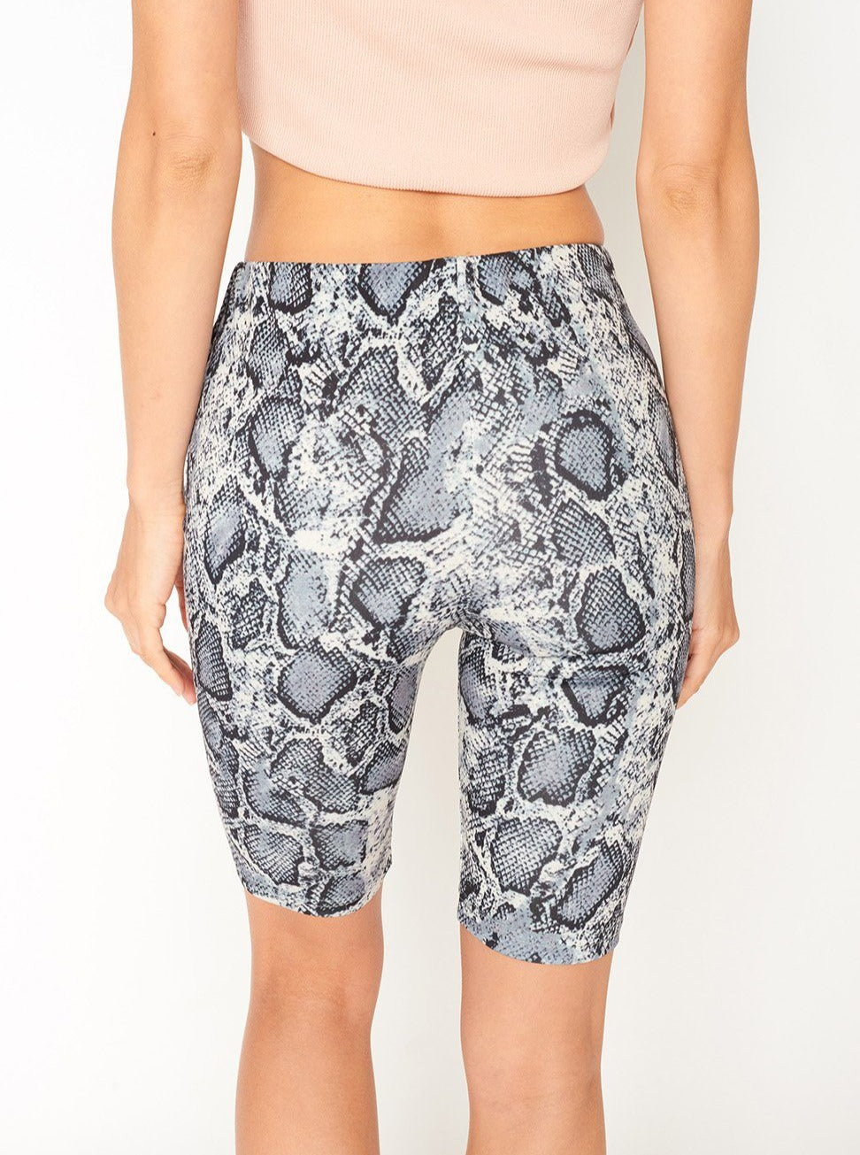 Shop Online Women's Snake Print Biker Shorts | MUSE Fashion | MUSE FASHION